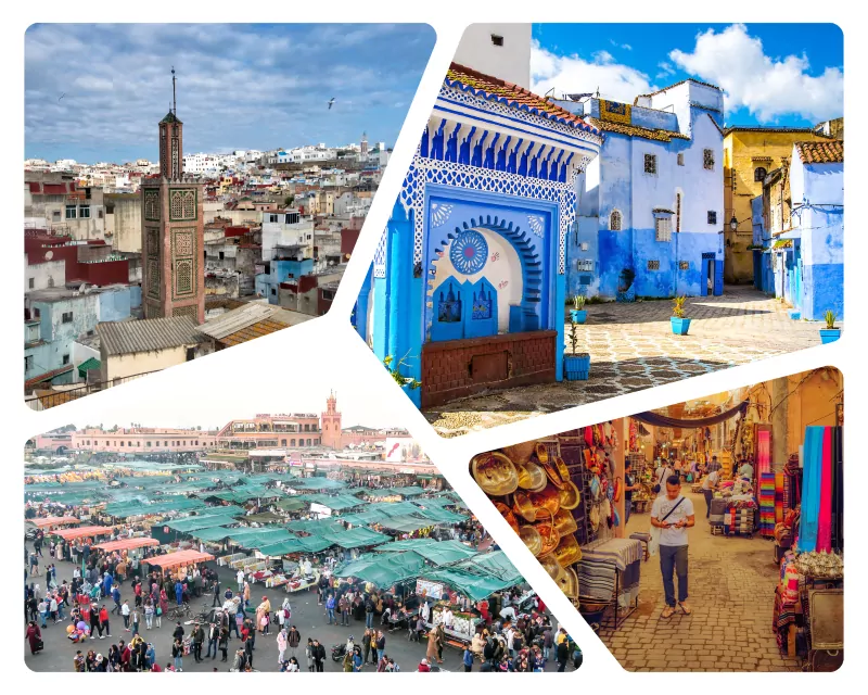 Circuit Maroc > Marrakech Fes Chefchaouen en Riads de charme ...